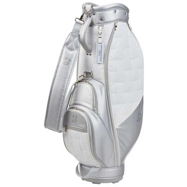 ブリヂストン　軽量レディスモデル キャディーバック シルバー　CB2551