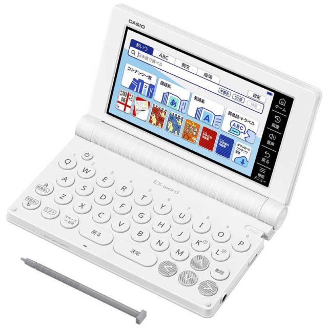 カシオ　CASIO　電子辞書 エクスワード EX-word 中学生モデル 180コンテンツ収録 ホワイト　XD-SA3900WE