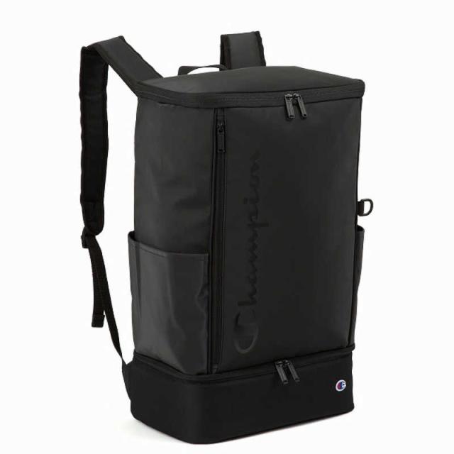 チャンピオン　コーティングボックスリュックL ブラック・ブラック　champion6397301
