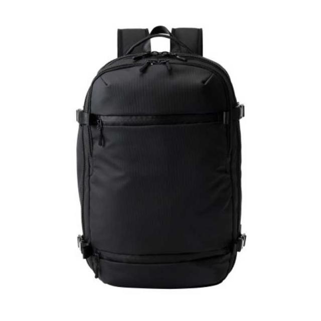 エレコム　ELECOM　リュック 大容量 35L シューズ収納 16インチPC対応 出張 旅行 小物整理ポケット付 バックパック 180度オープン構造 ブラック　BM-BPTR01BK
