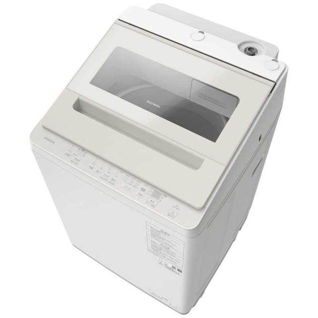 日立　HITACHI　全自動洗濯機 洗濯8.0kg ビートウォッシュ サテンベージュ　BW-V80M-C（標準設置無料）