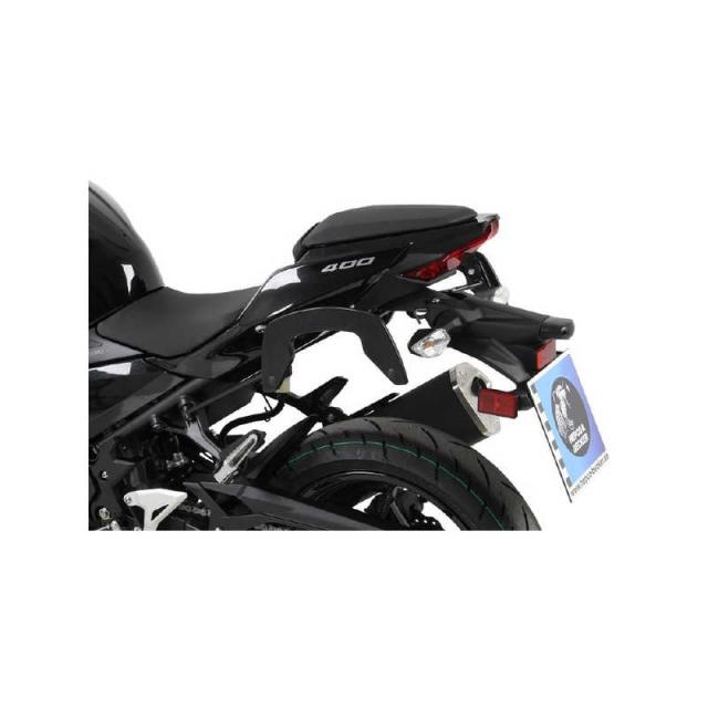 ヘプコアンドベッカー　C-Bowサイドキャリア ブラック Ninja250/400 18-23/Z250/400 19-23　6302532-0001