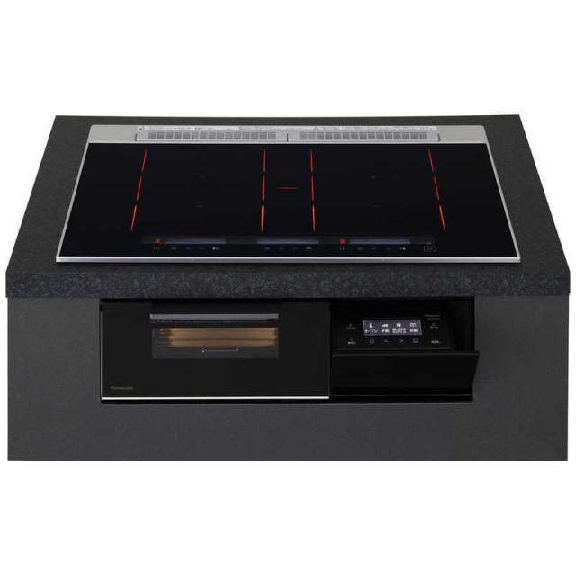 パナソニック　Panasonic　ビルトインIHクッキングヒーター Sシリーズ [75cm幅 3口IH] ジェットブラック(宅配商品)　KZ-CS17FK