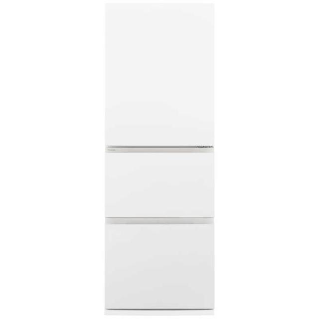 パナソニック　Panasonic　冷蔵庫 3ドア 326L 右開き ESタイプ 真ん中野菜室 急凍機能 幅60cm マットホワイト　NR-C33ES2-W（標準設置無料）