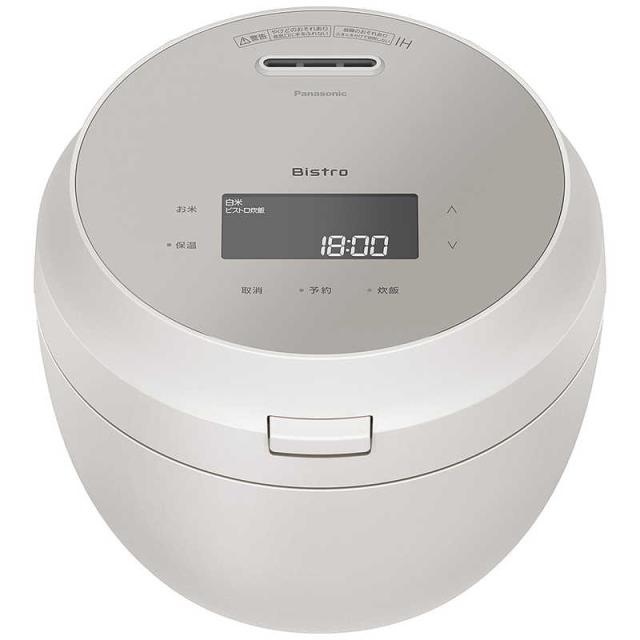 パナソニック　Panasonic　炊飯器 5.5合 Wおどり炊き 可変圧力IHジャー ビストロ匠技AI ライトグレージュ　SR-X710D-H