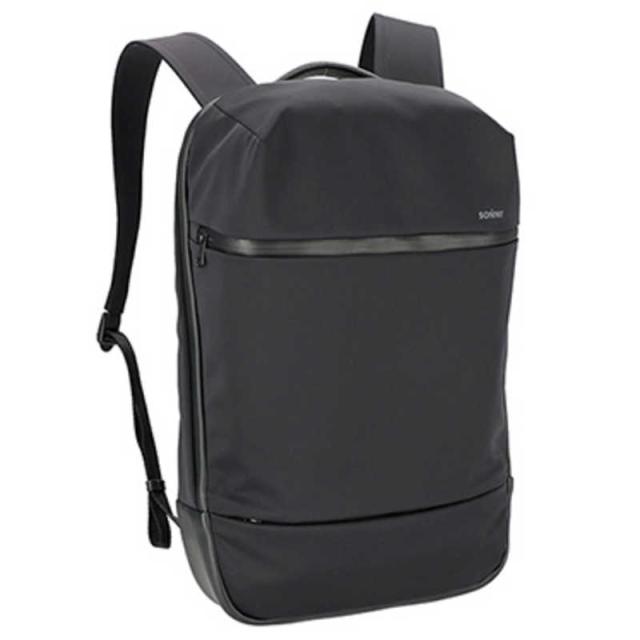 ゾンネ　SONNE BLK ［ 撥水加工 止水ファスナー 14インチノートPC 収納可 通勤 通学 ビジネスバッグ バックパック］ SONNE ブラック　SO-SOSL001