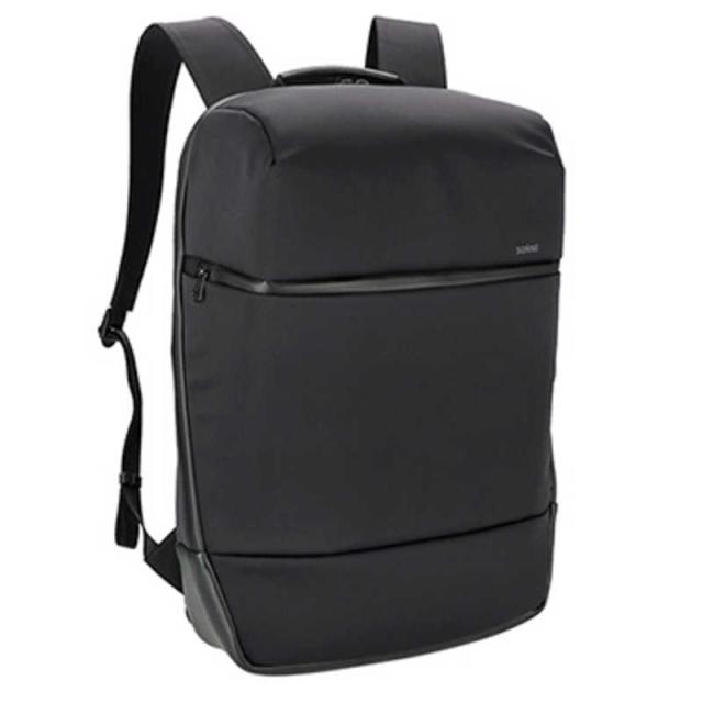 ゾンネ　SONNE BLK ［ 撥水加工 止水ファスナー 14インチノートPC 収納可 通勤 通学 ビジネスバッグ バックパック］ SONNE ブラック　SO-SOSL002