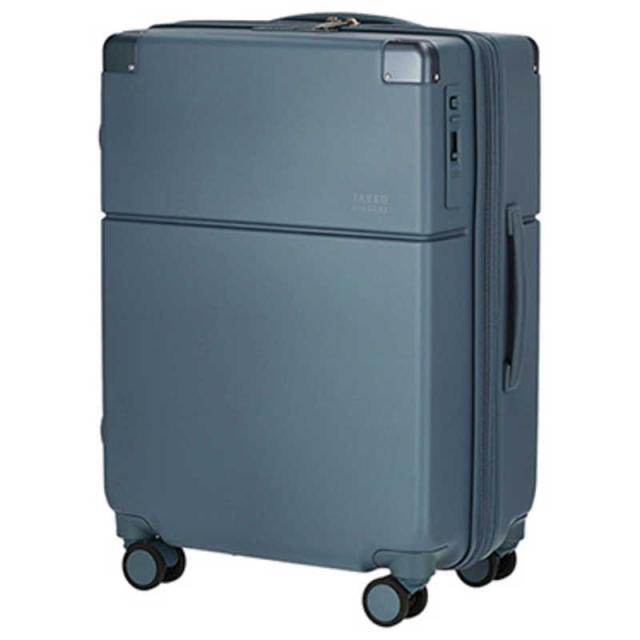 TAKEOKIKUCHI　スーツケース フレームタイプ ホールロック エキスパンダブル機能 ブルー [TSAロック搭載 /55L /3泊〜5泊]　TK-SSC002