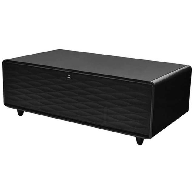 ロイヤル　スマートテーブル SMART TABLE LOOZER ルーザー BLACK 冷蔵庫付テーブル 2ドア 135L Bluetoothスピーカー搭載　STB135 BLACK（標準設置無料）