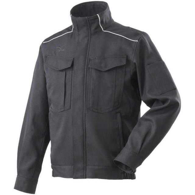 ミズノ　ワークジャケット(通年素材) ［ユニセックス］ S 09：ブラック　F2JE858209