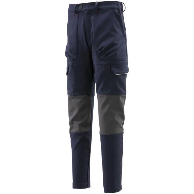 ミズノ　ワークパンツ（通年向け） [ユニセックス] 2XL 14：ネイビー×チャコール　F2JF119414