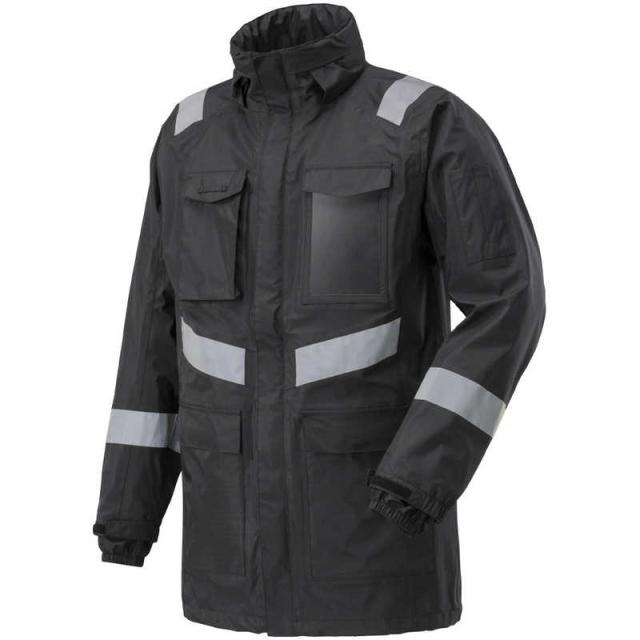 ミズノ　ベルグテックEXレインジャケット［ユニセックス］ 3XL-8 09：ブラック　H2JHOI4409