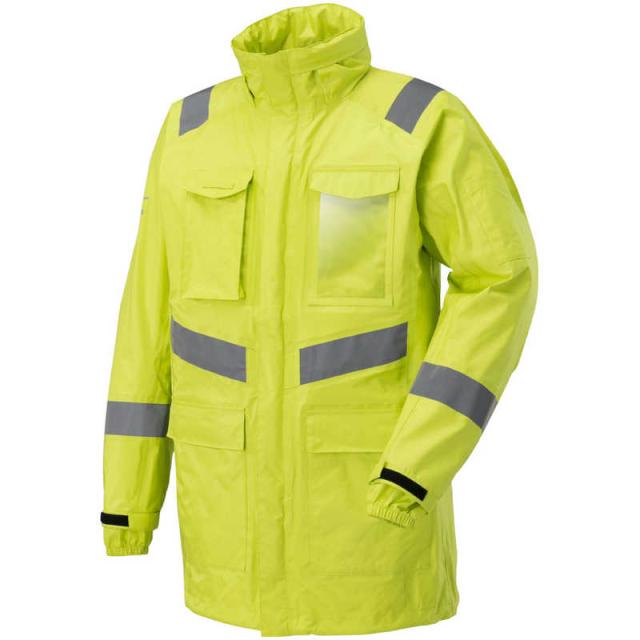 ミズノ　ベルグテックEXレインジャケット［ユニセックス］ L 37：ライムグリーン　H2JHOI4437