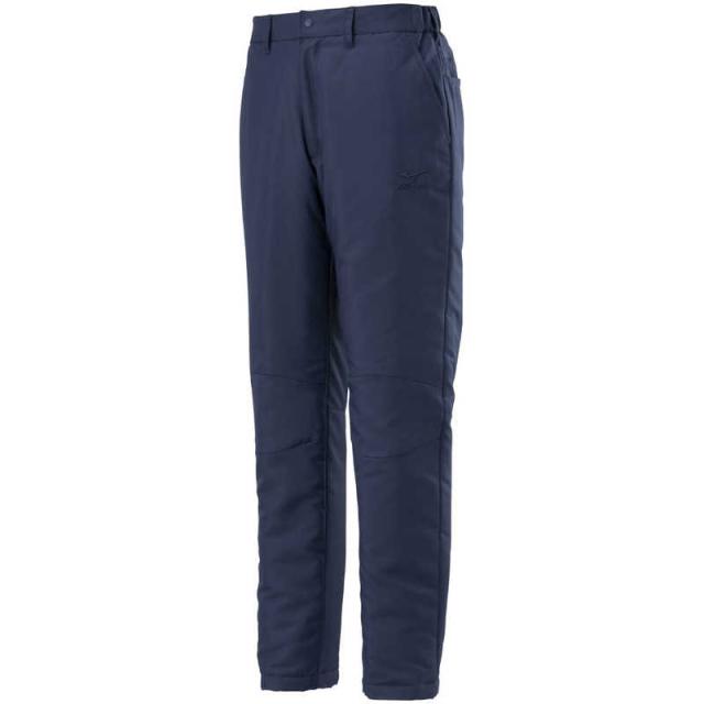 ミズノ　(発熱素材)ブレスサーモ中綿パンツ［ユニセックス］ L 14：ネイビー　F2JF158514