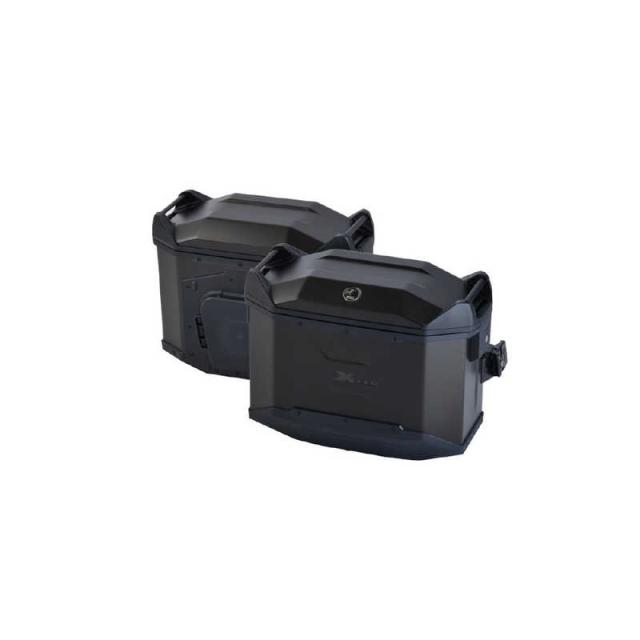 ヘプコアンドベッカー　XCEED サイドケースセット ジェットブラック　HBS-XCD-SS-B