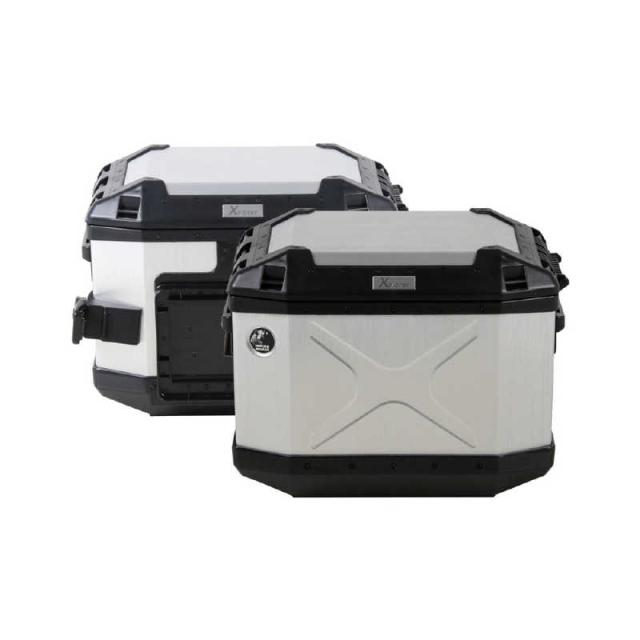 ヘプコアンドベッカー　XPLORER サイドケースセット サイドケース 40 シルバー　HBS-XPR-SS-40-S