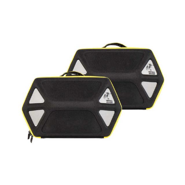 ヘプコアンドベッカー　サイドバッグ ロイスタースピード C-Bowサイドキャリア用 左右セット イエロージップ　640624-0007