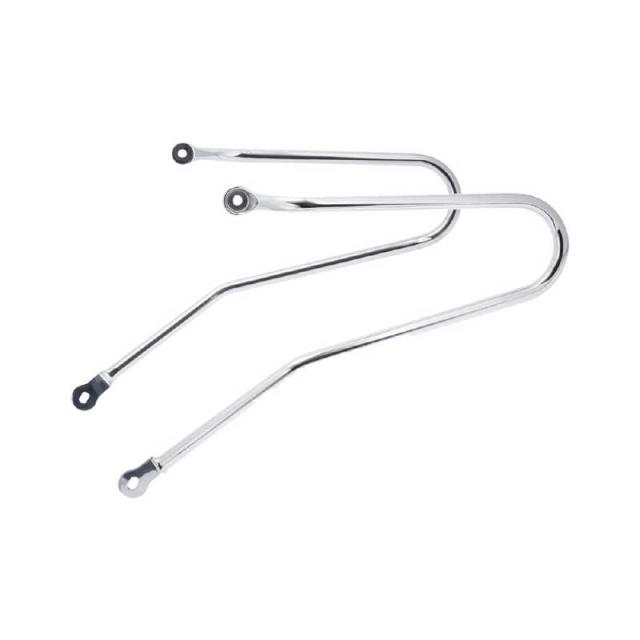 モートーン　サドルバッグサポート 左右 T100/T120 (16-25) Street Twin/Speed Twin 900 (16-24) ポリッシュ　MCB001