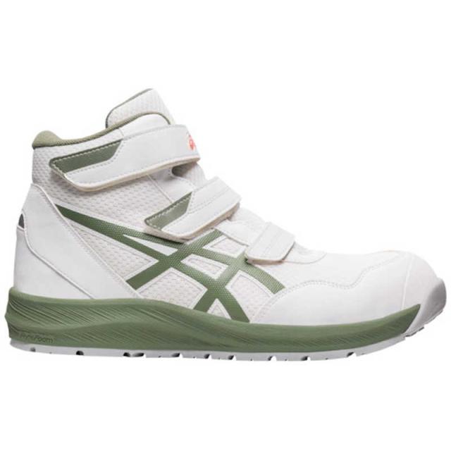 アシックス　ウィンジョブCP216 ホワイトXライケングリーン 24.0cm　1273A076.10024.0