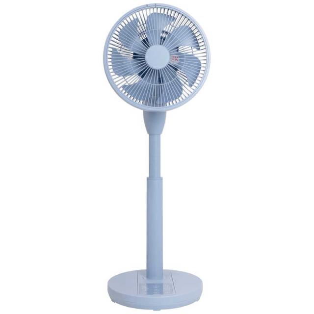 ヤマゼン　サーキュレーター扇風機 DCモーター搭載 (省エネタイプ) 23cm 7枚 PD仕様 リモコン付き ブルーグレー　RLX-MP023-A