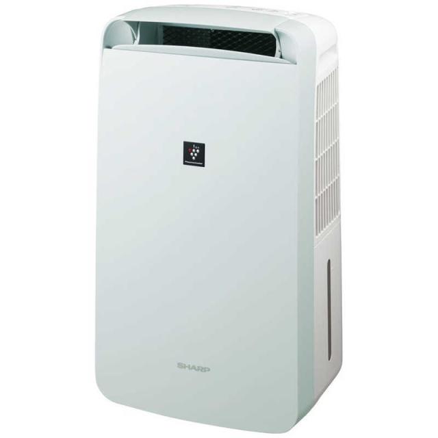 シャープ　SHARP　衣類乾燥除湿機 コンプレッサー方式 プラズマクラスター 木造13畳まで 鉄筋25畳まで ホワイト　CM-T100-W