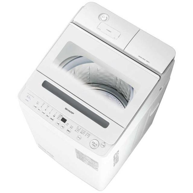 シャープ　SHARP　全自動洗濯機 洗濯8.0kg ホワイト系　ES-SV8K-W（標準設置無料）
