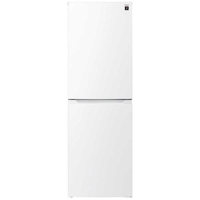 シャープ　SHARP　冷蔵庫 2ドア 230L 右開き プラズマクラスター メガフリーザー 幅54.4cm マットホワイト　SJ-BD23R-W（標準設置無料）