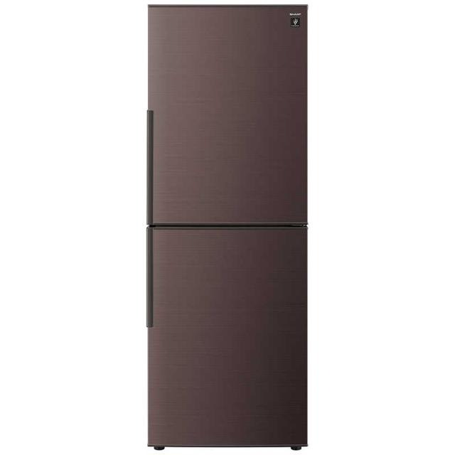 シャープ　SHARP　冷蔵庫 2ドア 280L 右開き プラズマクラスター シャキット野菜室 幅56cm アコールブラウン　SJ-PD28R-T（標準設置無料）