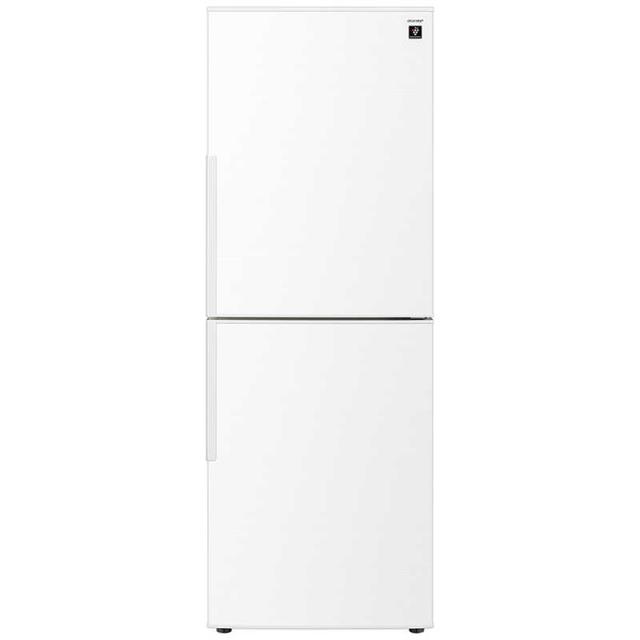 シャープ　SHARP　冷蔵庫 2ドア 280L 右開き プラズマクラスター シャキット野菜室 幅56cm アコールホワイト　SJ-PD28R-W（標準設置無料）