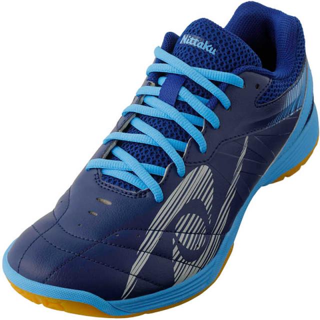 ニッタク　卓球用品 卓球シューズ Nittaku ユニセックス ムービングエース [男女兼用/27.0cm] ネイビー×サックス　NS4438