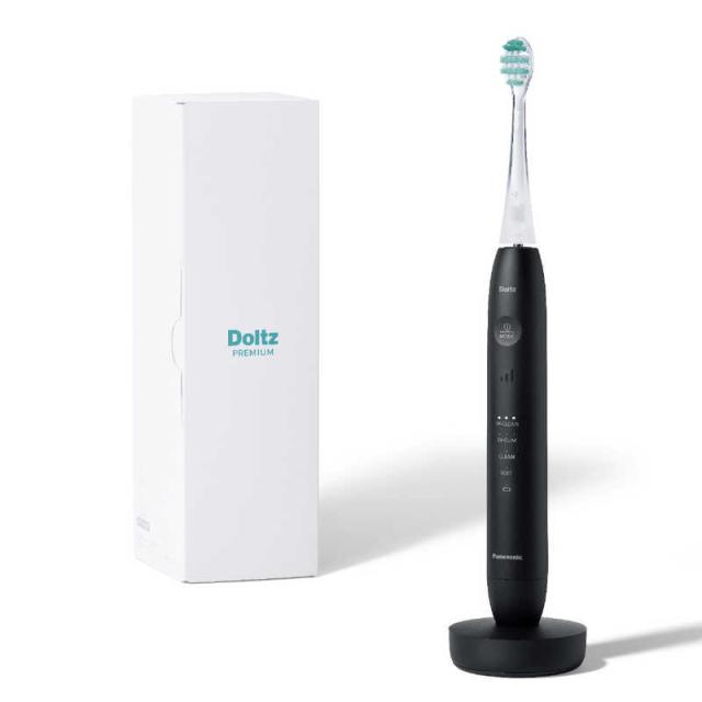 パナソニック　Panasonic　電動歯ブラシ Doltz ドルツ [ 音波振動式 / AC100V-240V ] ブラック　EW-DP38-K