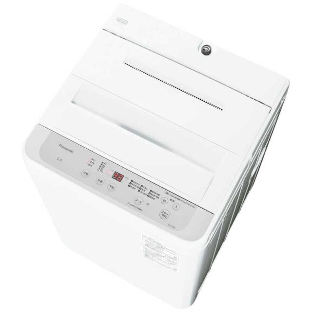 パナソニック　Panasonic　全自動洗濯機 洗濯5.0kg Fシリーズ ライトグレー　NA-F5B5-H（標準設置無料）