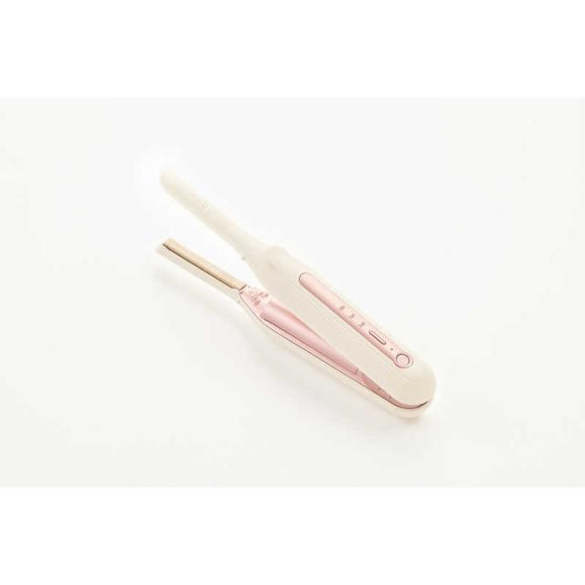 B next　モバイルヘアアイロン radiant 6mm 140℃〜180℃ 充電式(コードレス) ホワイト　PC-01WH