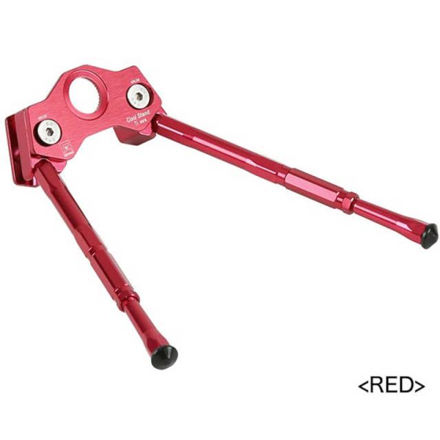 VELOLINE　veloline チタン軸クランクアームスタンド(レッド)　ﾁﾀﾝｼﾞｸｸﾗﾝｸｱｰﾑｽﾀﾝﾄﾞ