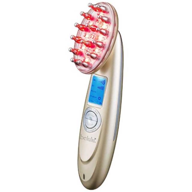 綺麗堂　スカルプケア美容機器 belulu brilliant hair(美ルル ブリリアントヘアー) グロスゴールド　KRD1046