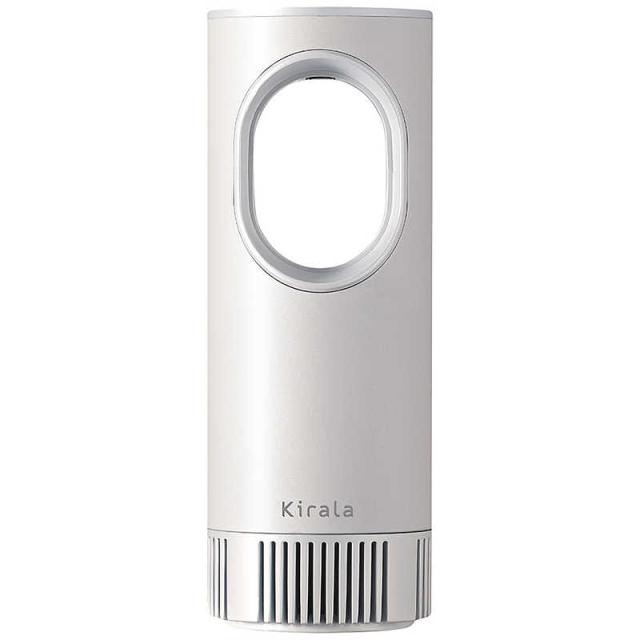 KIRALA　オゾン除菌ポータブル空気清浄機 Kirala Air Picco ピコ バッテリー搭載タイプ PM2.5対応  ホワイト　KAHP-B-011