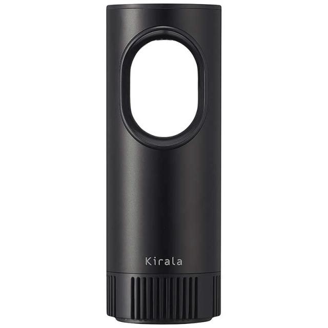 KIRALA　オゾン除菌ポータブル空気清浄機 Kirala Air Picco ピコ バッテリー搭載タイプ PM2.5対応  ブラック　KAHP-B-013
