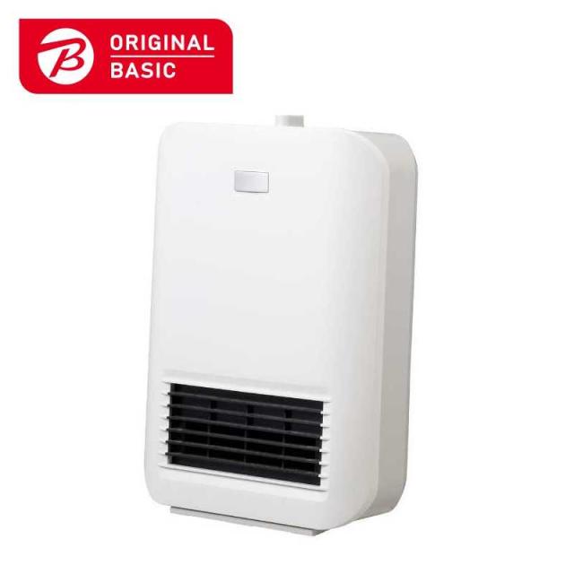 ORIGINALBASIC 大風量メカ式セラミックファンヒーター ホワイト OB-CH1-Wの通販はau PAY マーケット - コジマ au PAY マーケット店 | au PAY ...