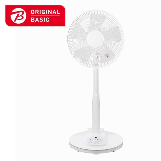 ORIGINALBASIC 扇風機 自動首振り機能あり 30cm 5枚 リモコン付き ホワイト OB-FAR01の通販はau PAY マーケット - コジマ au PAY マーケット店 ...