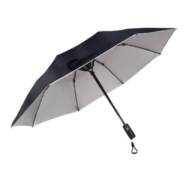 グローチャー　ファン付きで涼しく過ごせる！ 充電式・折りたたみ式傘　GeeBrellaFan