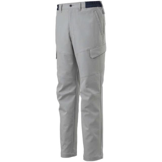 ミズノ　ワークパンツ（通年向け） [ユニセックス] 3XL-8 04：ライトグレー×ネイビー　F2JF158104