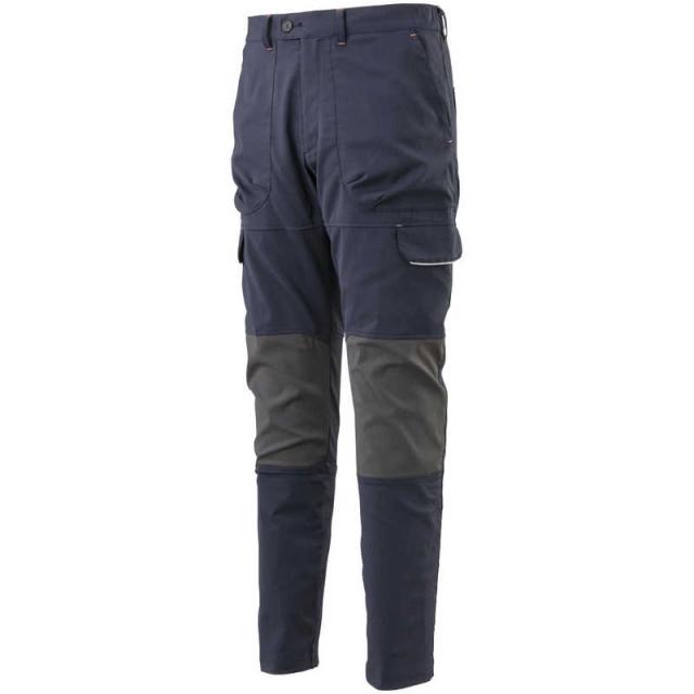 ミズノ　ワークパンツ(春夏素材)[ユニセックス] XL 14：ネイビー×チャコール　F2JF219414