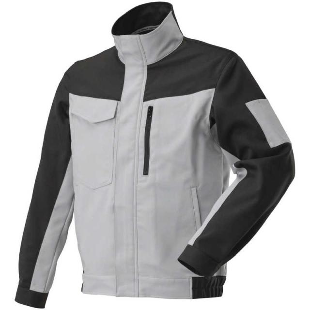 ミズノ　ワークジャケット(通年向け) ［ユニセックス］ M 73：チャコールグレー×ベイパーシルバー　F2JEA18673