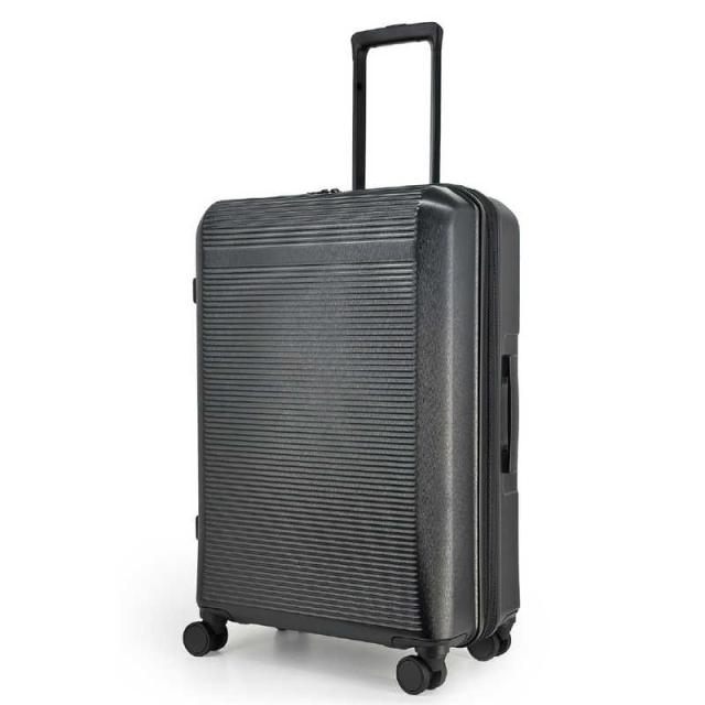 GRAND+　拡張機能付きキャリーケース K2 Mサイズ 宿泊目安 : 1週間以上 70L(80L) TSAロック搭載 ブラック　K2-M-01