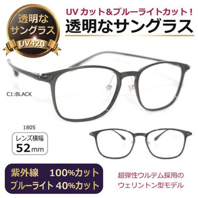 PRIMAOPT プリマオプト 透明なサングラス レンズは透明なのに紫外線を