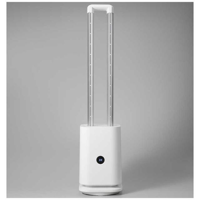 コンフォー　空気清浄・UV照射機能付きツインエアーサーキュレーター DCモーター搭載 (省エネタイプ) 自動首振り機能あり リモコン付き ホワイト　COOLX001