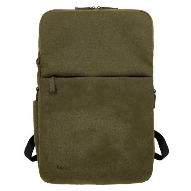 FULCRO　カジュアルリュック ビジネスリュック PC対応 15inch 撥水 オリーブ　fma-0035-OLV