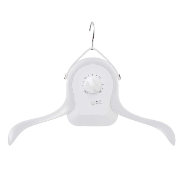 サンコー　シワを伸ばすハンガー型乾燥機「アイロンいら〜ず」ホワイト ［電気式(50Hz/60Hz共用)］　HRNCLSSWH
