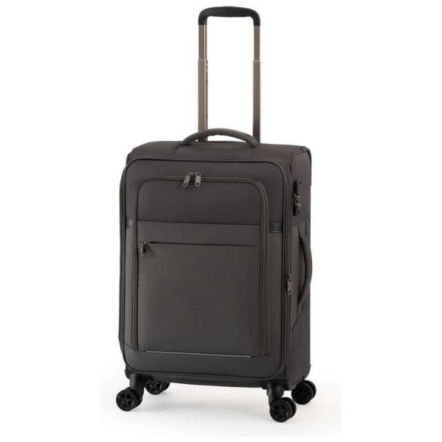 A.L.I　スーツケース ジッパータイプ 宿泊目安：4〜6日間 053L 拡張可能 ダブルキャスター TRIPLAYER グレー　ALP-7110-22