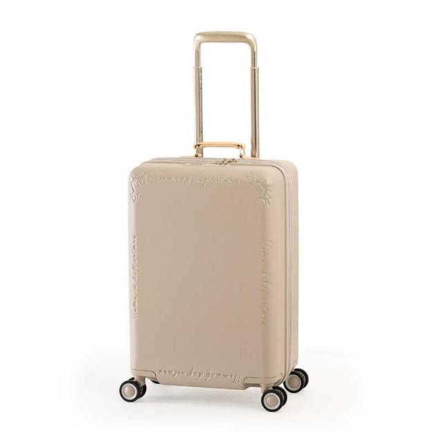 A.L.I　スーツケースハードVIOLA(ヴィオラ)旅行日数目安：3〜4泊 36L(＋8)L 超軽量 機内持込サイズ 拡張可能 VIOLA ミルクティー　VO11118W